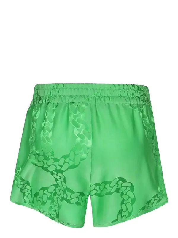 Stella McCartney Elastic Waist Printed Shorts - Green