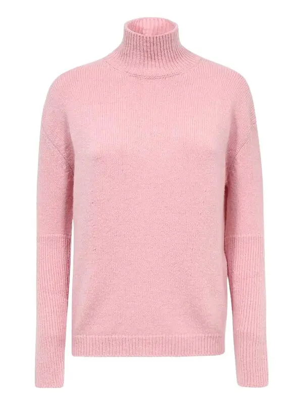 TOM FORD Ribbed Turtleneck Knitted Sweater - Pink