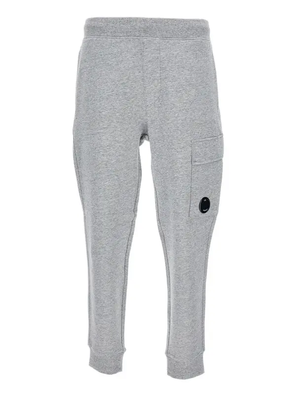 C.P. COMPANY Fleece Cargo Joggers - Gray