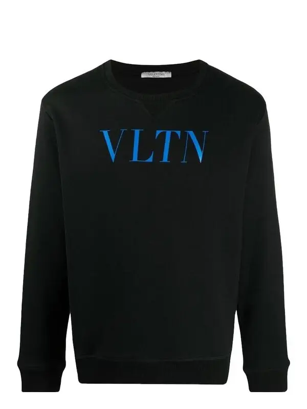 Valentino Garavani Vltn Printed Sweatshirt - Black