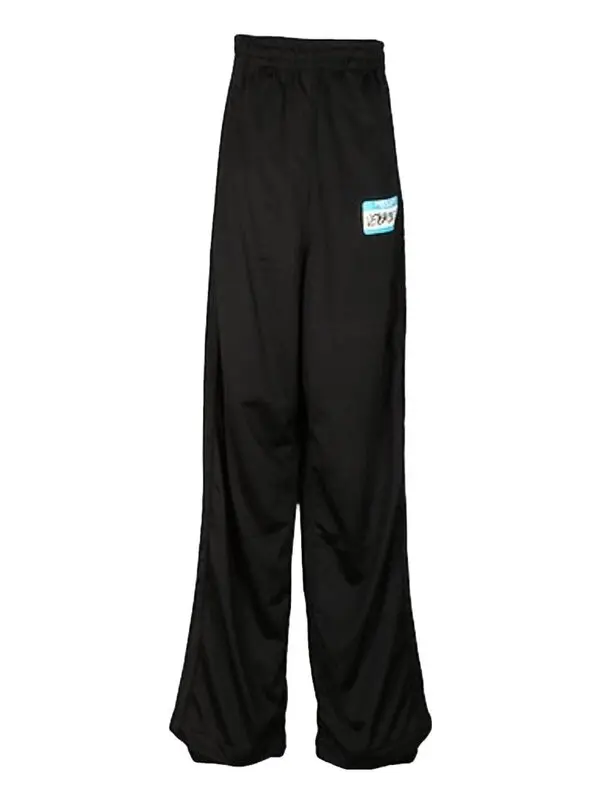 Vetements Logo Casual Pants - Black