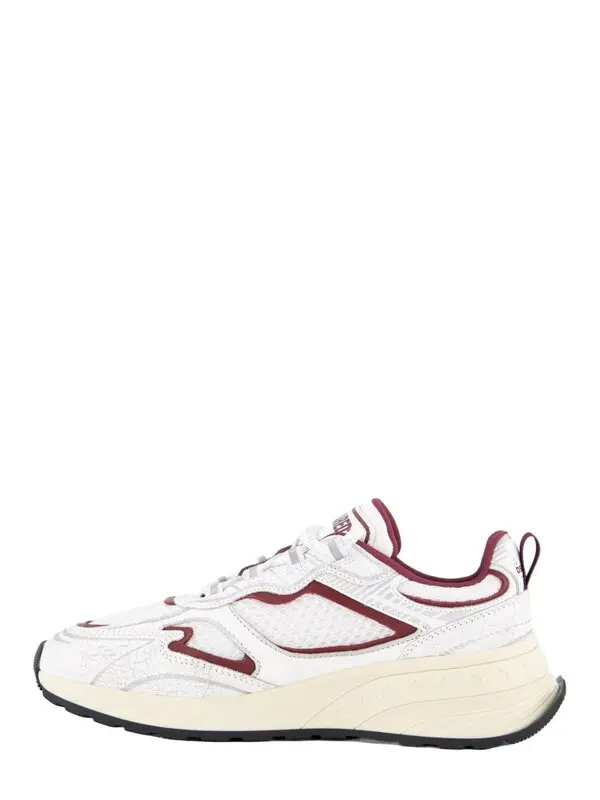Dsquared2 Round Toe Lace-up Sneakers - White