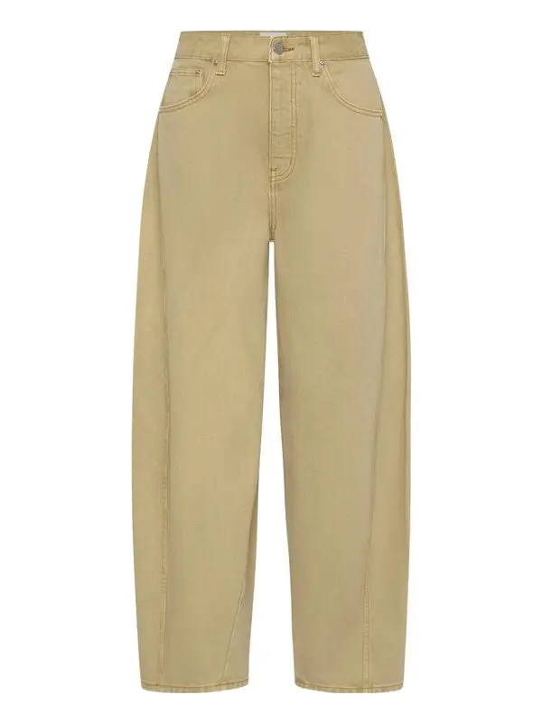 ST. AGNI Mid Rise Balloon Jeans - Sahara