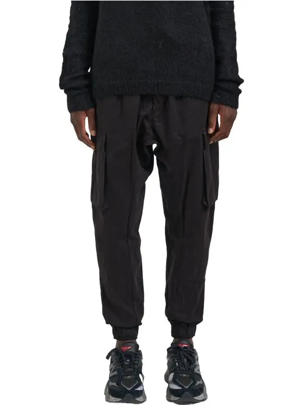 THOM KROM Cargo Pants With Integrated Waistband - Black