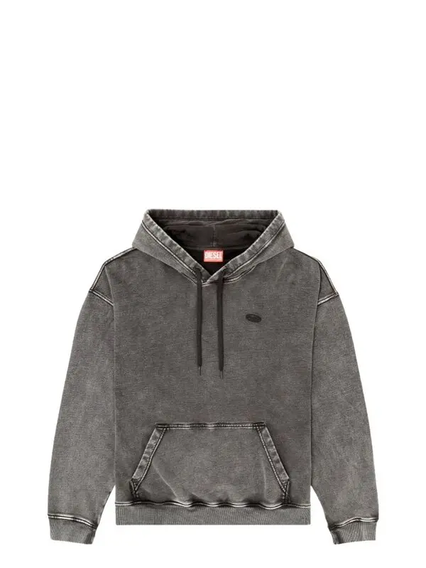 DIESEL® S-boxt-hood-den Hoodie - Dark Gray