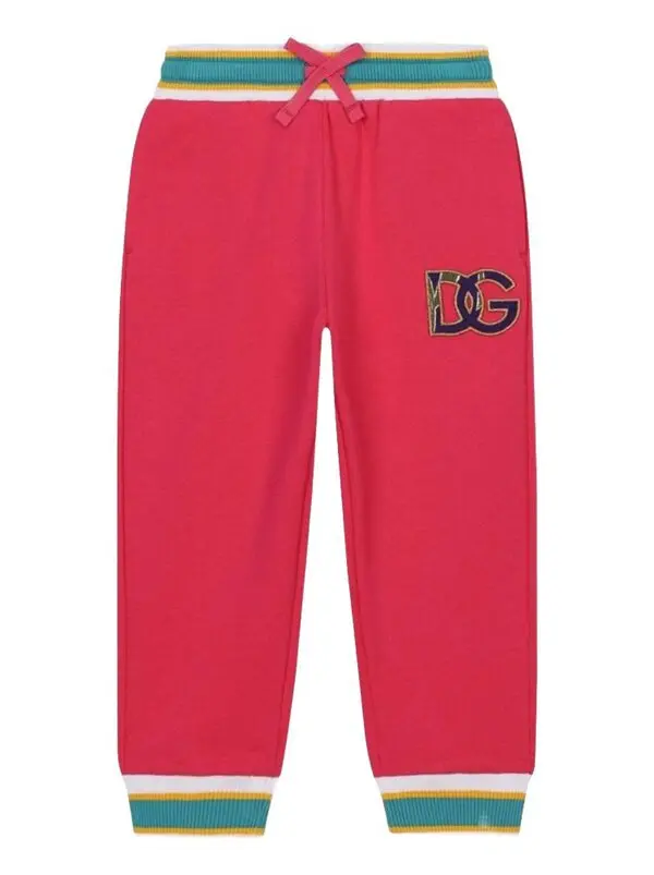 Dolce & Gabbana Logo Detailed Sweatpants - Red