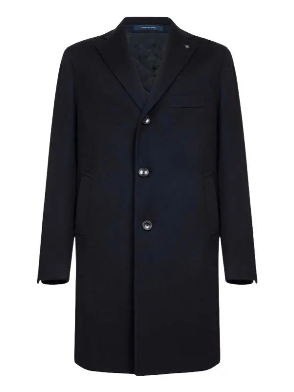 Tagliatore Single-breasted Coat - Black