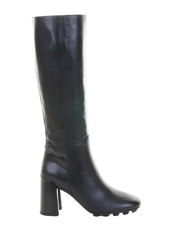 Hogan Block-heel Knee-high Boots - Black
