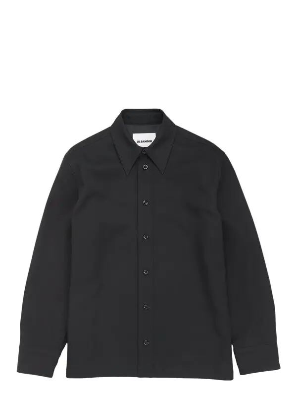 JIL SANDER Long Sleeve Shirt - Black