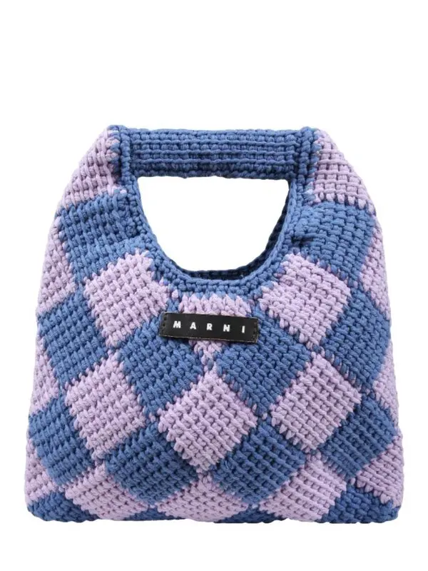 Marni Weave A Handbag - Blue