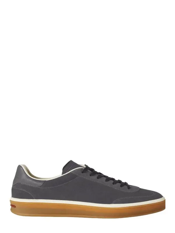 Loro Piana Tennis Walk Low-top Sneakers - Warm Gray