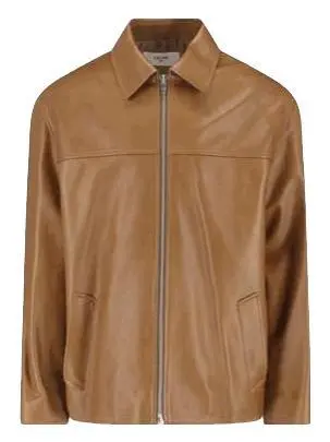 Celine Plongé Lambskin Jacket - Brown