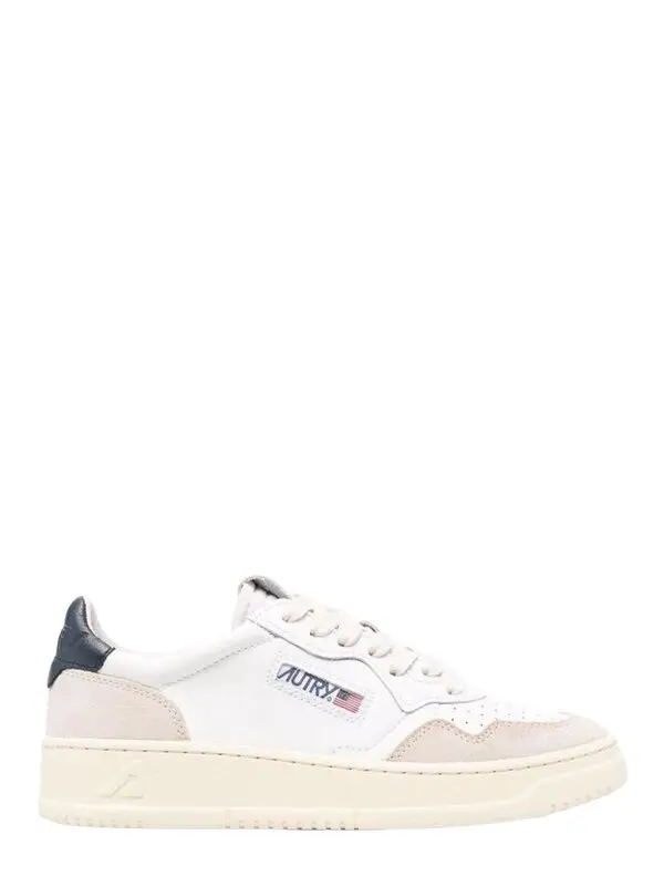 AUTRY Perforated Leather Sneakers - White