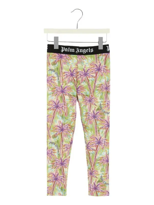 Palm Angels Printed Stretch-jersey Leggings - Multicolor