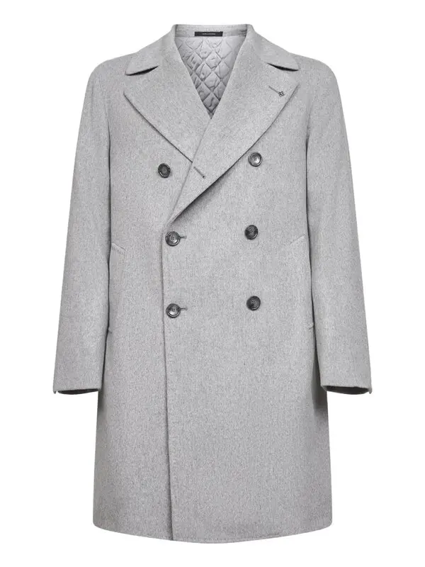 Tagliatore Ardenta Double-breasted Coat - Gray