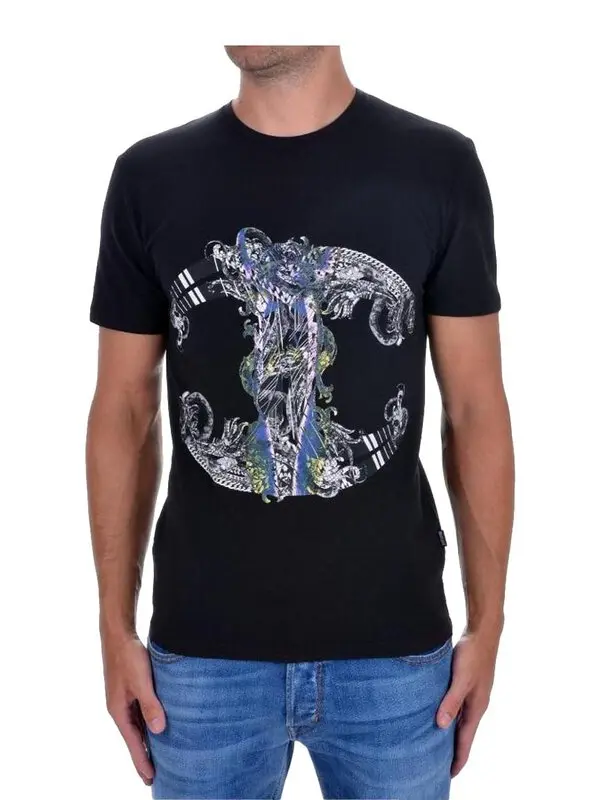 Just Cavalli Printed T-shirt - Black