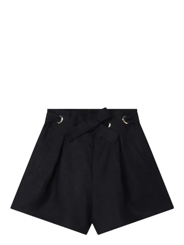 Chloé Lace Up Shorts - Black