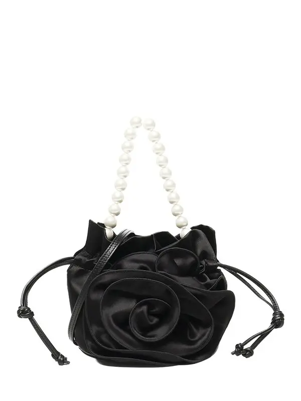Magda Butrym Pearl-handled Handbag - Black