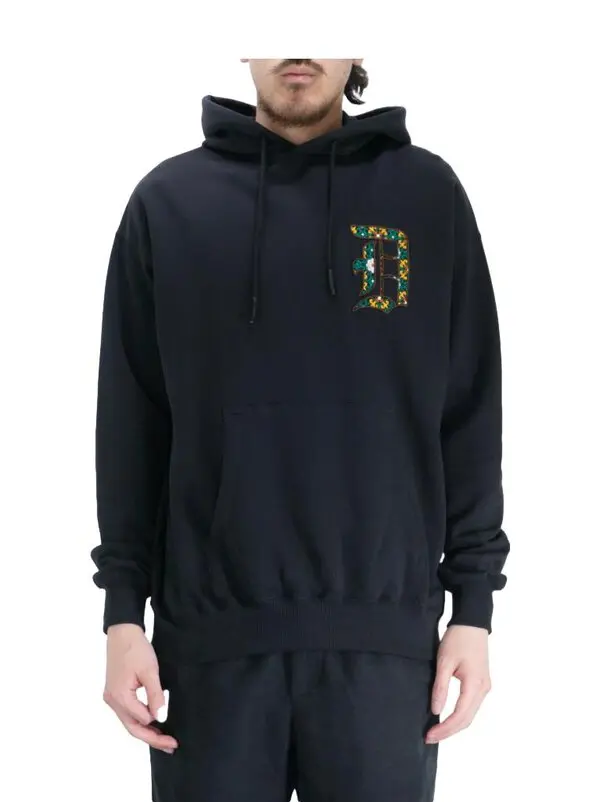 Drole De Monsieur Logo Hoodie - Black