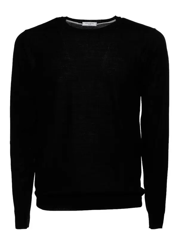 PAOLO PECORA Crew Neck Knitwear - Black