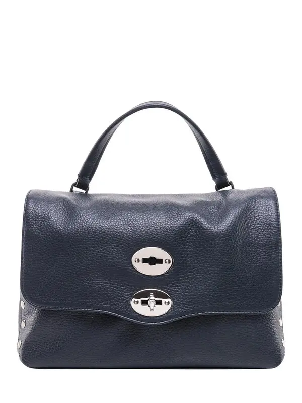 ZANELLATO Twist-lock Top Handle Satchel Bag - Black