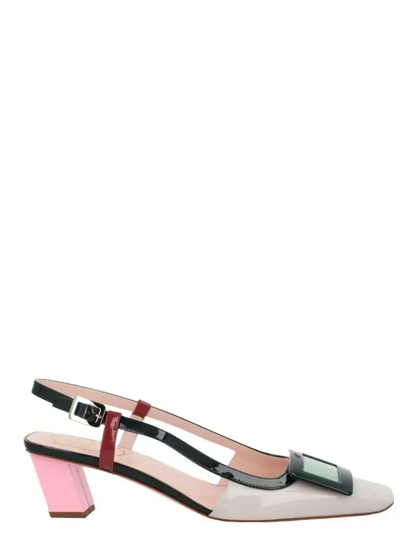 ROGER VIVIER Belle Vivier Slingback Pumps - Multicolor
