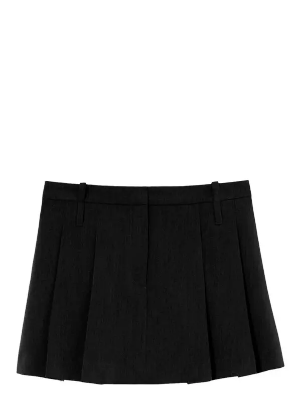 Pinko Pleated Mini Skirt - Black