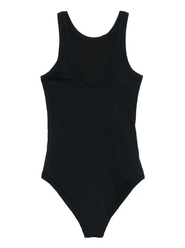 TOTEME Ribbed Swimsuit - Black