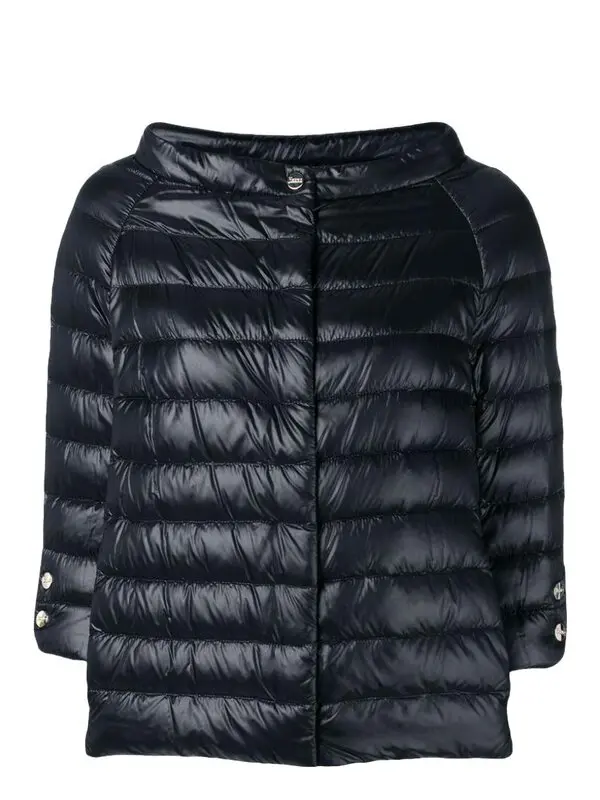 Herno Long-sleeved Down Jacket - Black