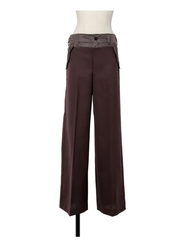 Sacai Belt Loop Casual Pants - Black