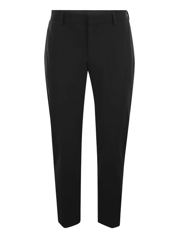 PT TORINO Pleated Tailored Trousers - Black