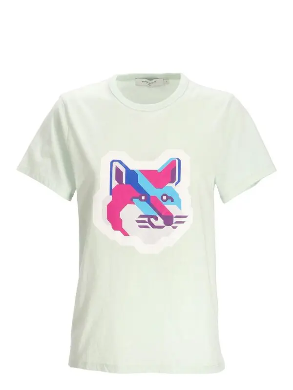 Maison Kitsuné Fox Head Printed T-shirt - White