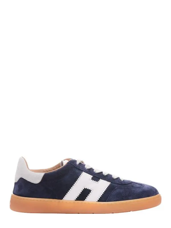 Hogan H647 Suede Lace-up Sneakers - Black