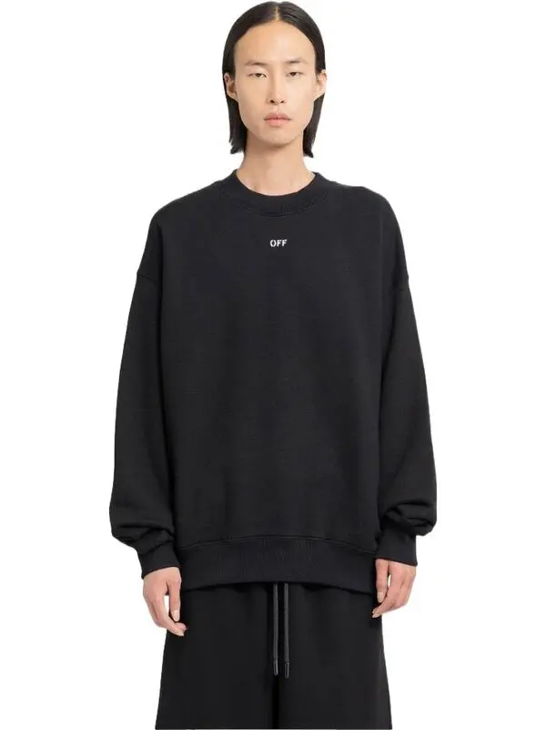 Off-White Printed Crewneck Sweatshirt - Black