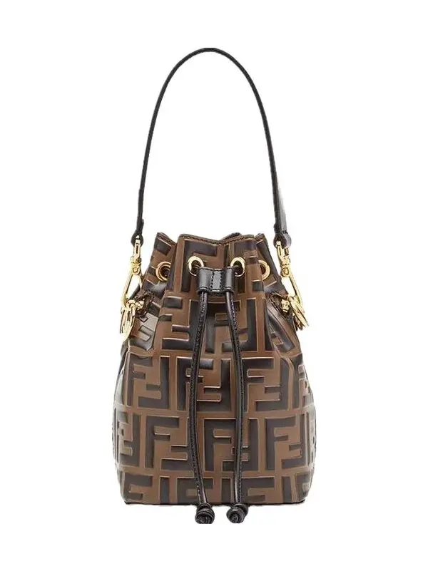 Fendi Mon Tresor Mini Bucket Bag - Black