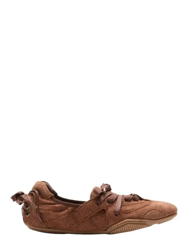 Acne Studios Lace-up Flat Shoes - Brown