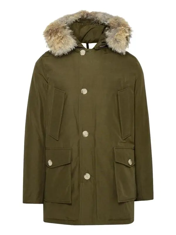 Woolrich Arctic Hooded Padded Parka - Green