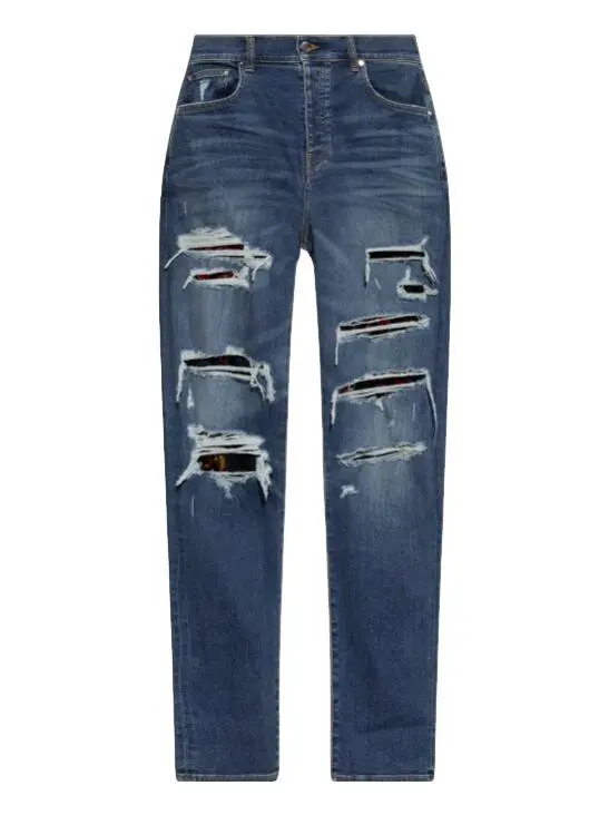 Amiri Distressed Denim Jeans - Blue