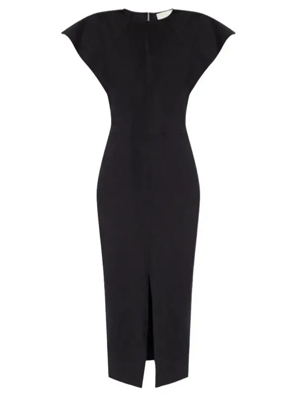 Isabel Marant Étoile Cap-sleeved Pencil Dress - Black