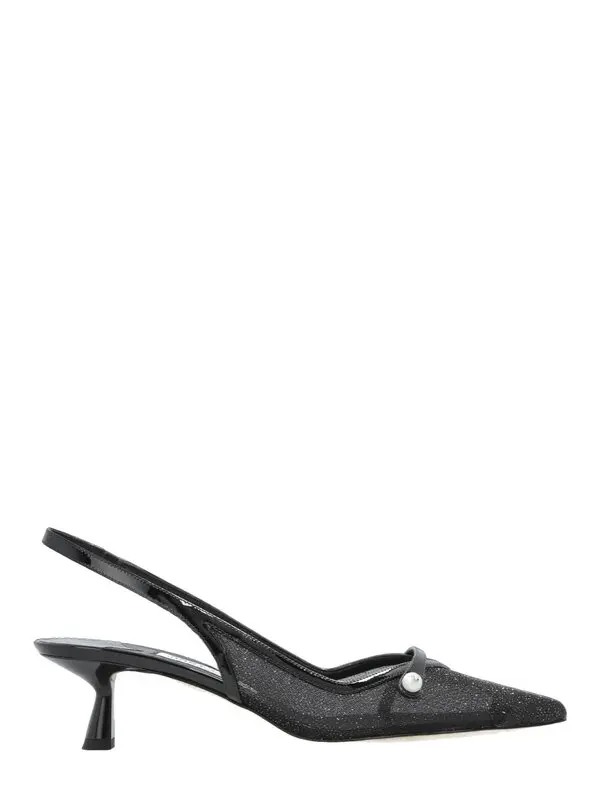 JIMMY CHOO Amita Pointed Toe Slingback Pumps - Black