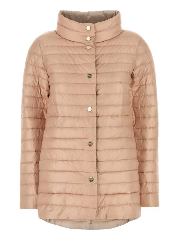 Herno Reversible Button-up Down Jacket - Nude