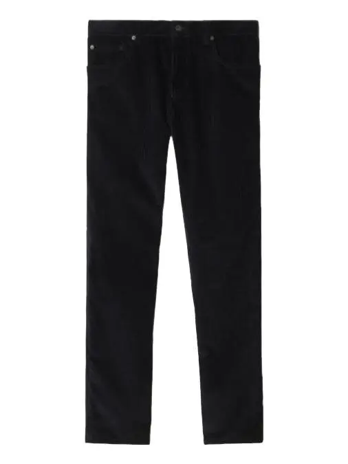 Burberry Straight-leg Corduroy Trousers - Twilight Blue