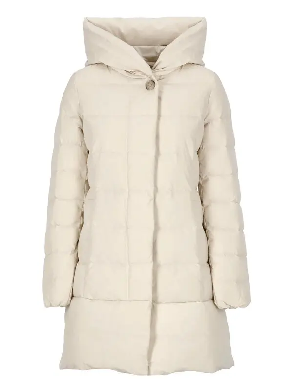 Woolrich Prescott Hooded Down Parka - Milky