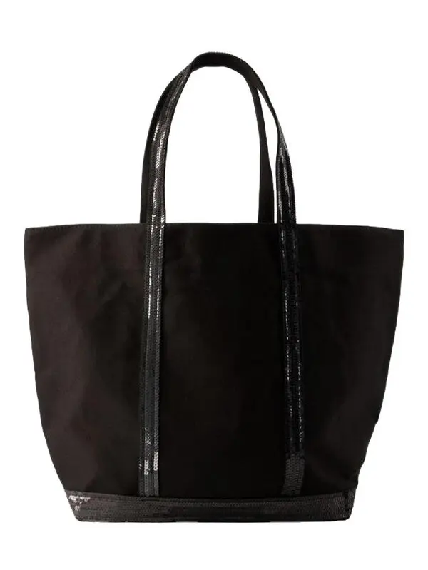Vanessa Bruno Sequined Design Shoulder Bag - Black