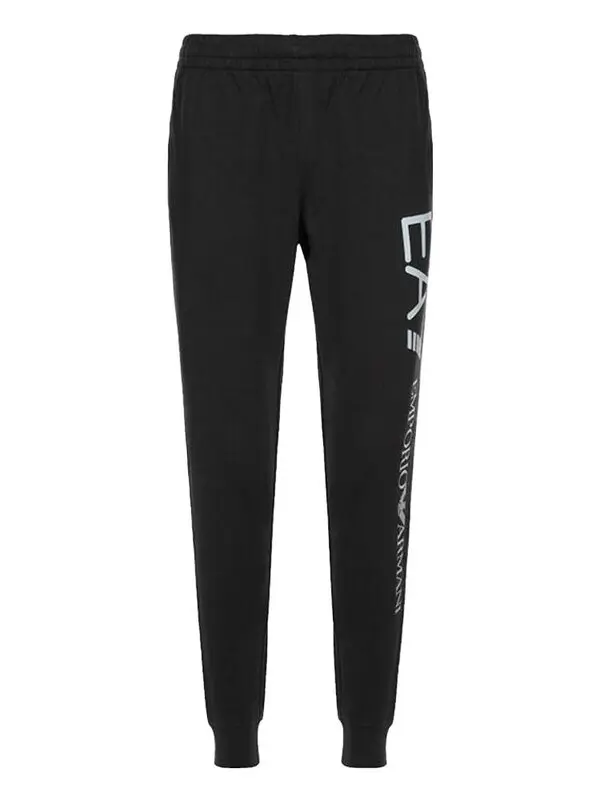 EA7 Logo Sweatpants - Black