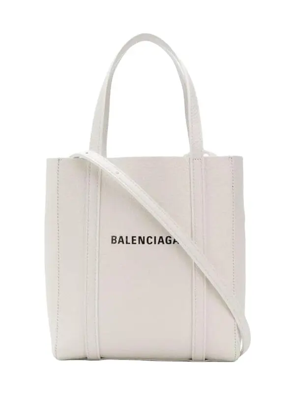 Balenciaga Everyday Logo Tote - White