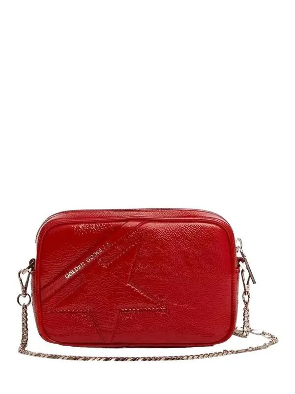 GOLDEN GOOSE Star Patch Crossbody Bag - Red