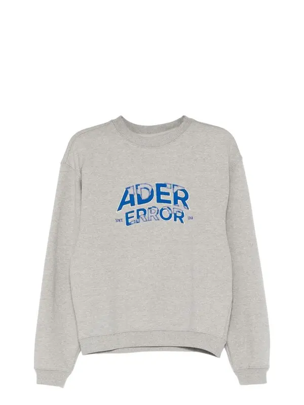 ADER ERROR Long Sleeve Sweatshirt With Logo - Grey