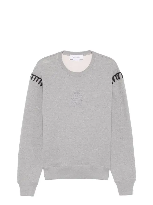 Alexander McQueen Skull Sweatshirt - Grey Melange