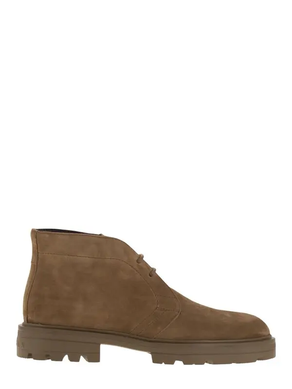 Hogan Lace-up Ankle Boots - Green